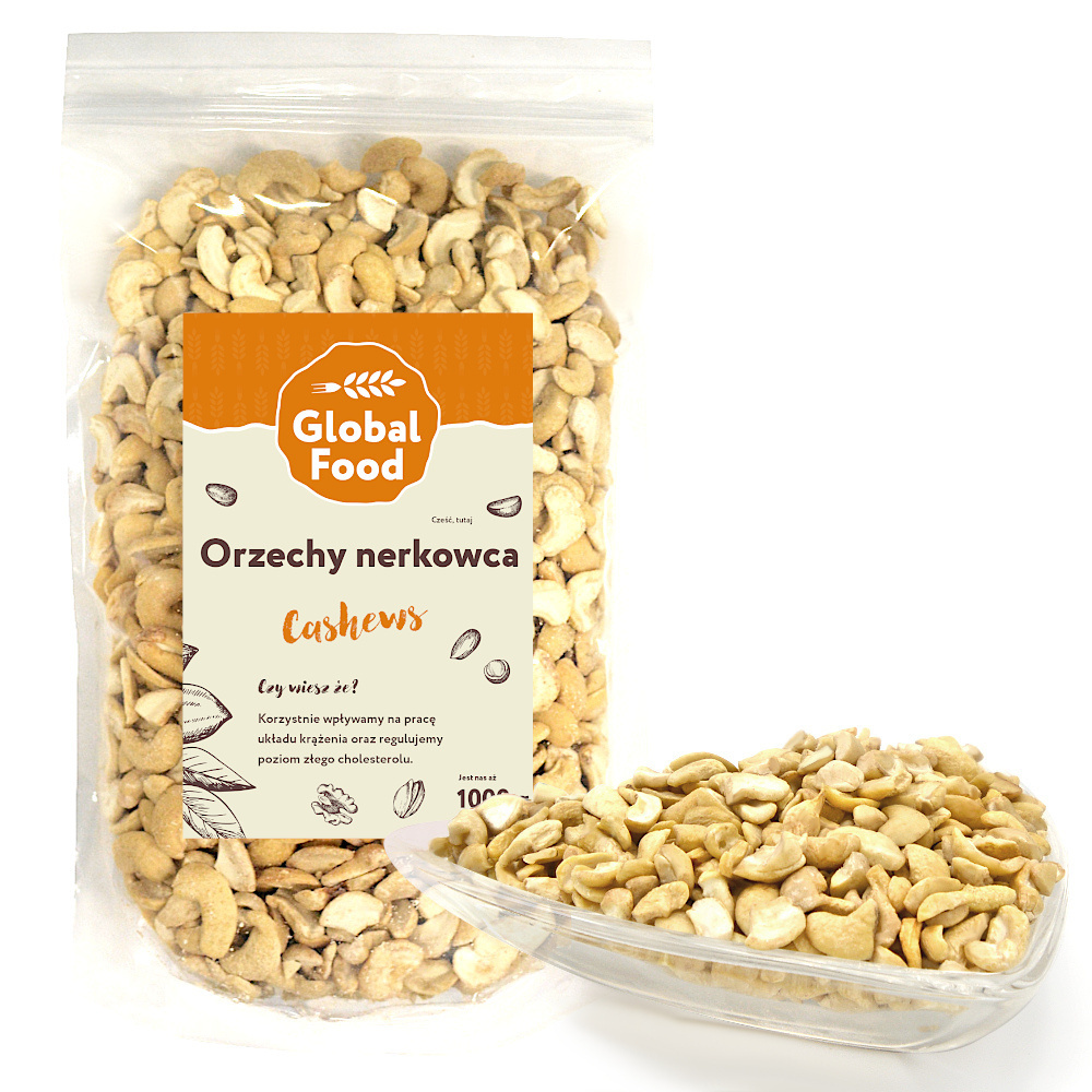 ORZECHY NERKOWCA POŁÓWKI 1kg - Global Food